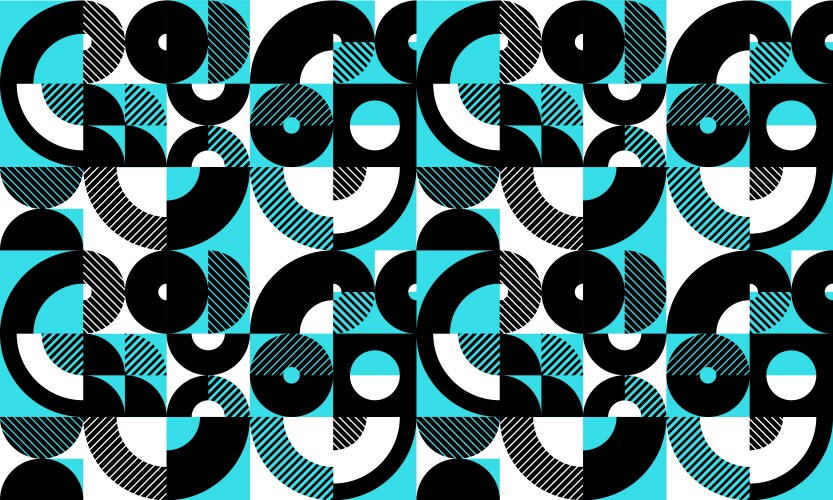 Seamless abstract background in blue color Vector Image