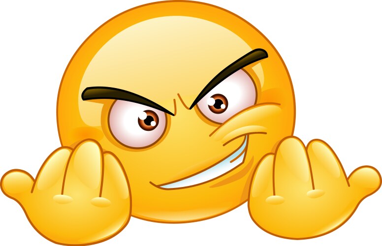 Fist bump emoticon Royalty Free Vector Image - VectorStock