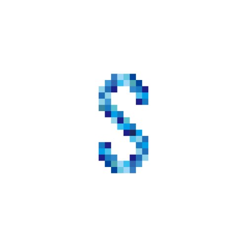 Pixel Letter S Logo Vector Images (over 1,300)