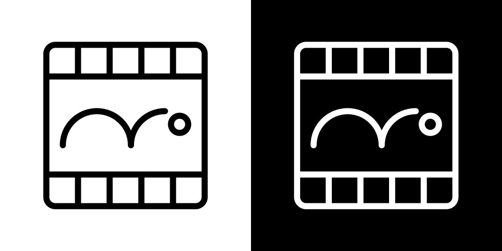 Animation icon set creative video animator Vector Image