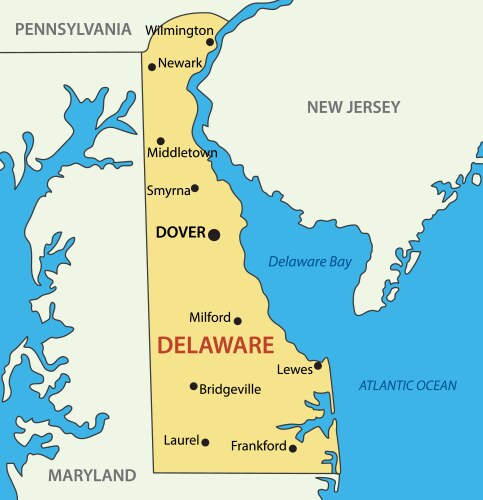 Delaware Map Vector Images (over 1,100)