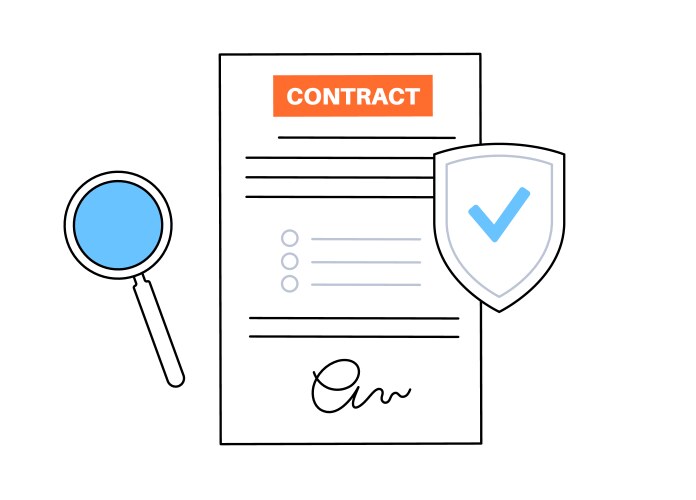 Review roles and activities concept icon Vector Image