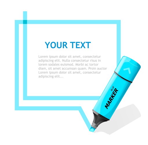 Marker strokes background Royalty Free Vector Image