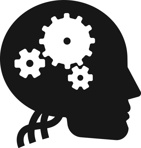 Confused process chaos line symbol tangled Vector Image