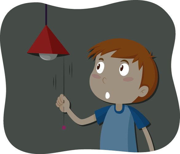 Turn off Royalty Free Vector Image - VectorStock