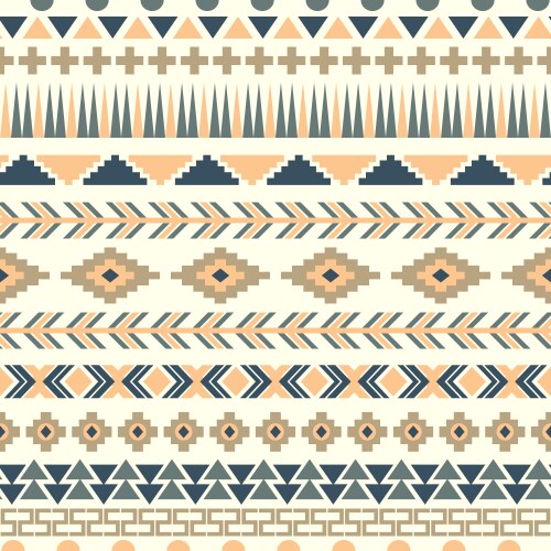 Seamless aztec pattern Royalty Free Vector Image