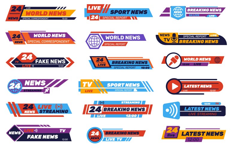Breaking News Header Template Vector Images (over 700)