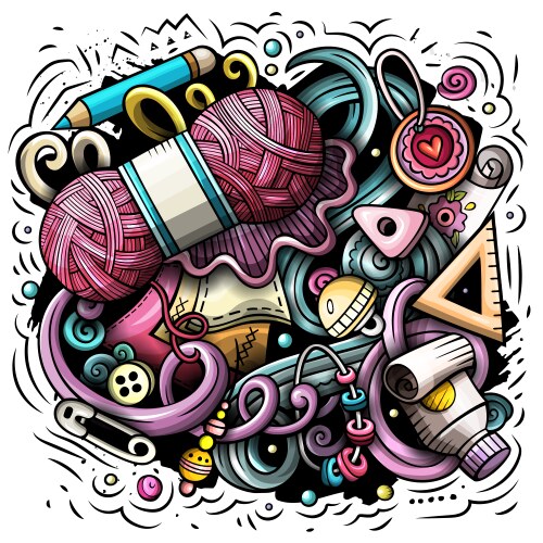 Handmade cartoon Royalty Free Vector Image - VectorStock