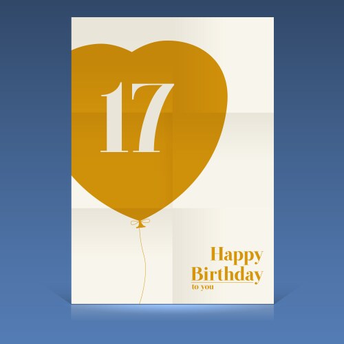 17th Birthday Vector Images (over 1,500)