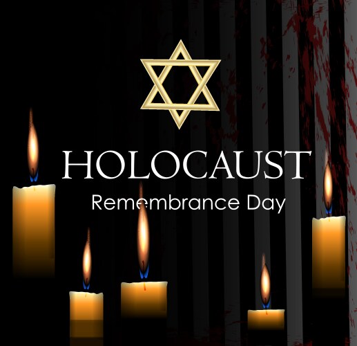 International holocaust remembrance day one Vector Image