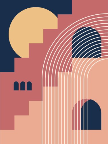 Abstract repetitive pattern design Royalty Free Vector Image