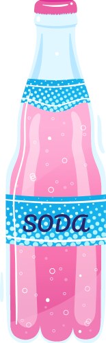 Cola bottle icon soda Royalty Free Vector Image
