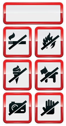 Blank Prohibited Sign Vector Images (over 1,900)