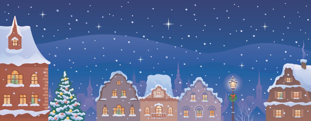 Blue christmas background Royalty Free Vector Image