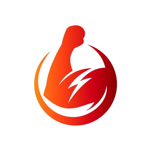 Flash punch logo Royalty Free Vector Image - VectorStock