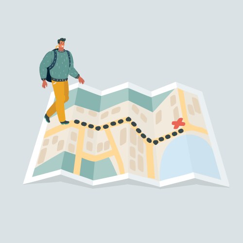 Walking Man Symbol Pedestrian Icon Vector Images (over 1,200)