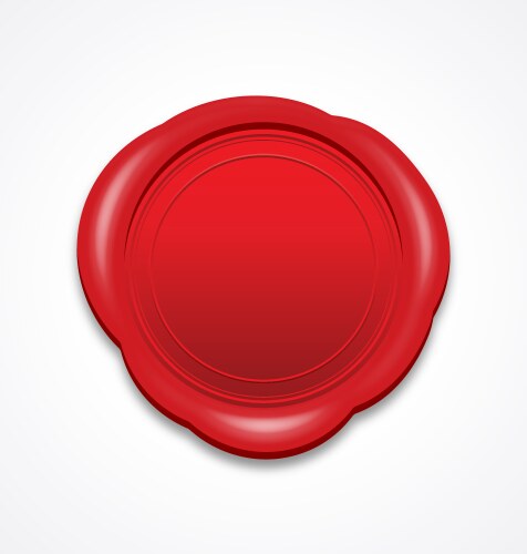 Watercolor wax stamp Royalty Free Vector Image