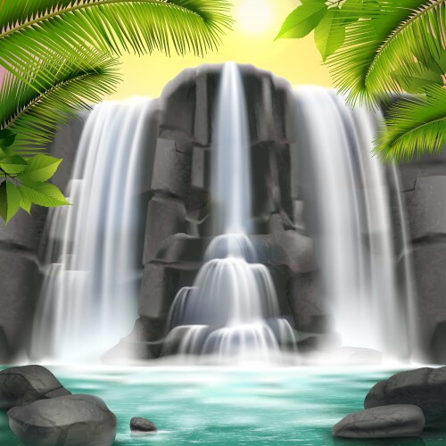 Waterfall 3d Vector Images (over 950)
