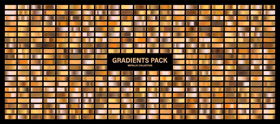 Bronze copper orange glossy gradient metal foil Vector Image