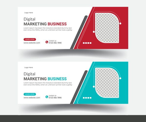 Facebook Post Template Vector Images (over 3,300)