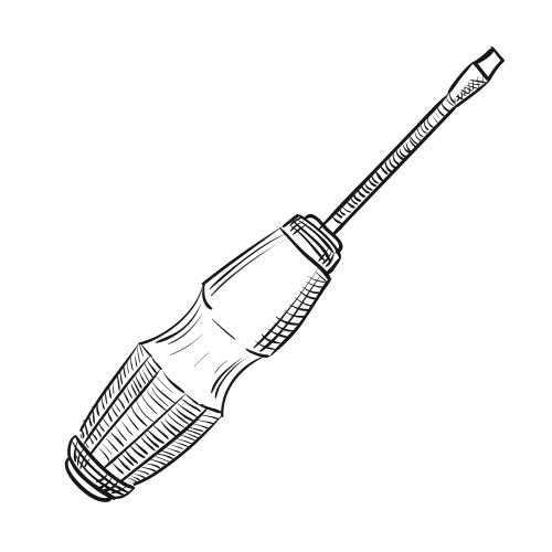 Screwdriver Royalty Free Vector Image - VectorStock