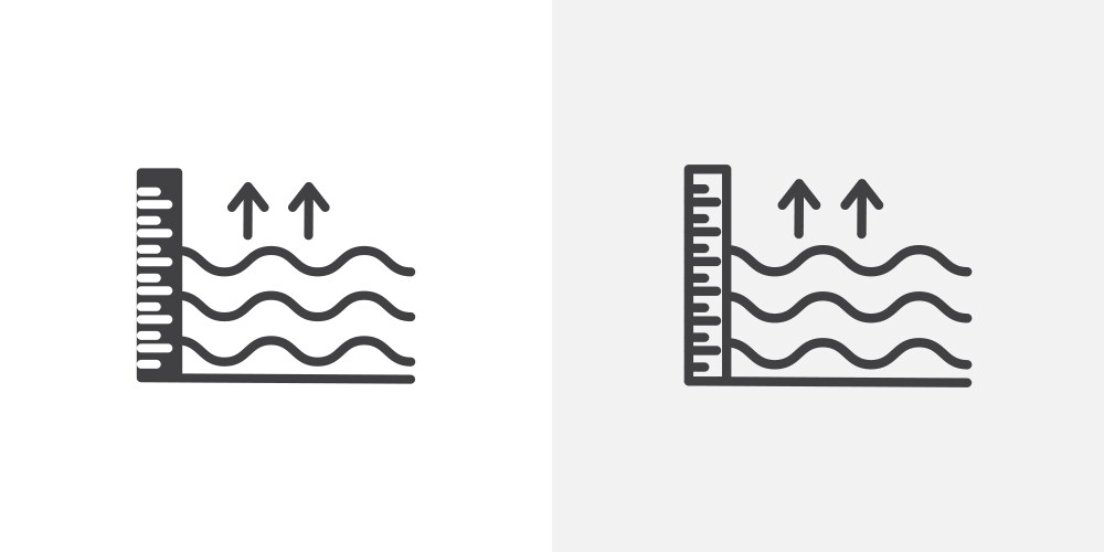 Sea Level Rise Icon Vector Images (over 540)