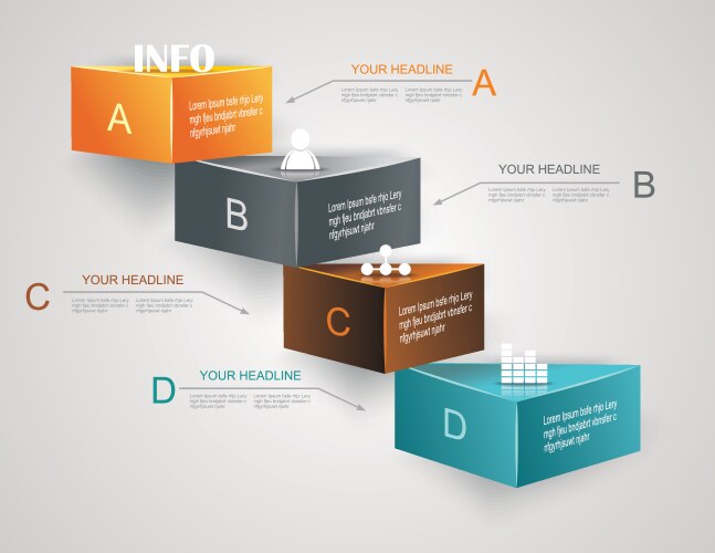 Timeline Infographic Template Royalty Free Vector Image