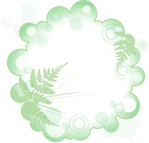 Fern frame Royalty Free Vector Image - VectorStock