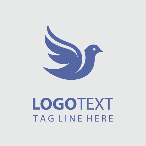 Dove logo Royalty Free Vector Image - VectorStock