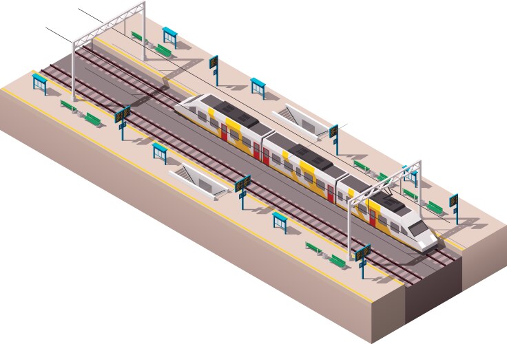 Indian train cartoon Royalty Free Vector Image