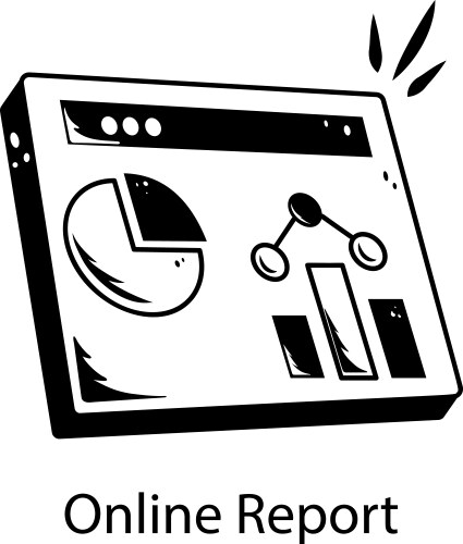 Business report Royalty Free Vector Image - VectorStock