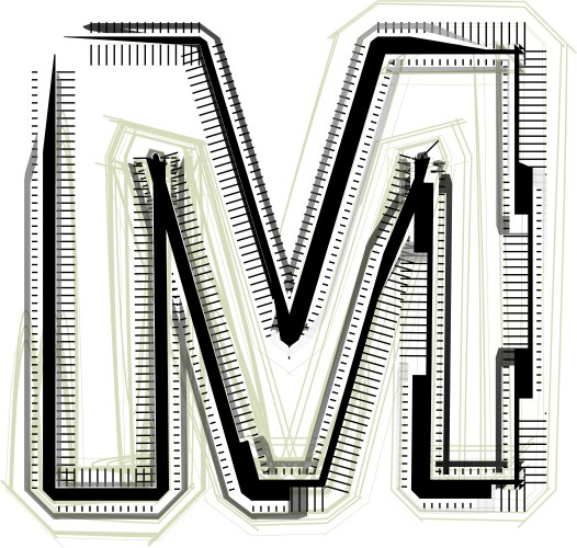Letter M Script Font Vector Images (over 1,400)