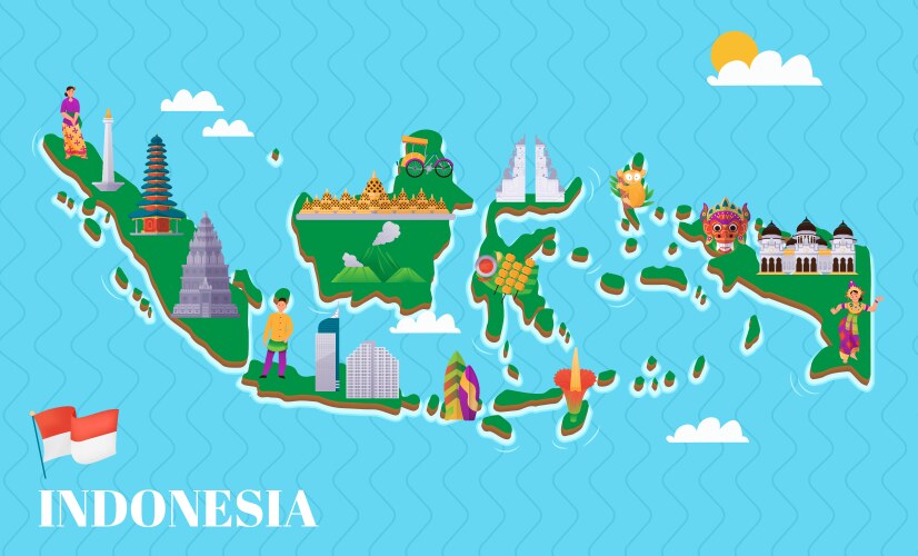 Nusa tenggara timur indonesia map grey Royalty Free Vector