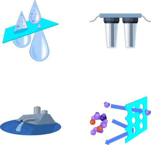 Installation repair and maintenance water Vector Image