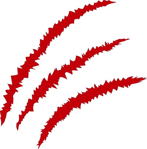 Claw scratches Royalty Free Vector Image - VectorStock