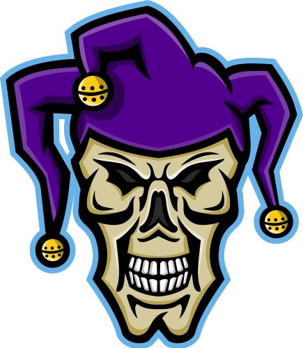 Bighorn sheep skull mascot Royalty Free Vector Image