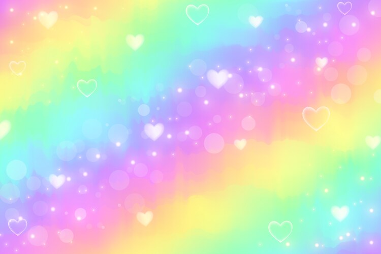 Galaxy rainbow background Royalty Free Vector Image