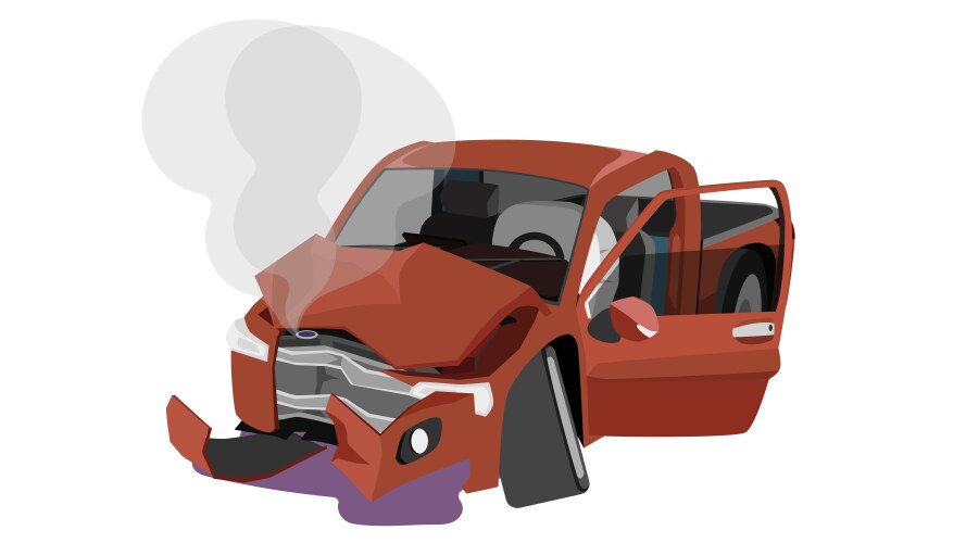 Car Crash Front View Vector Images (over 170)