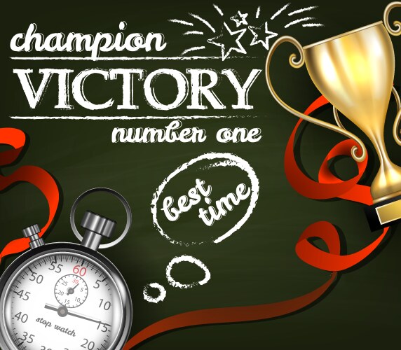 Racing victory background Royalty Free Vector Image