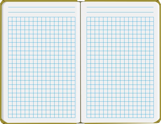 Torn notebook paper pieces realistic Royalty Free Vector