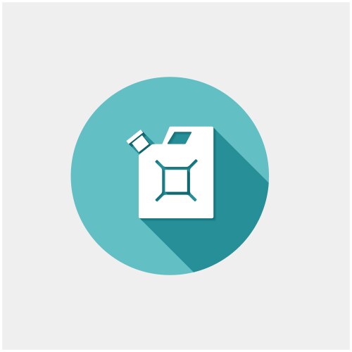 Icon of camping gas container Royalty Free Vector Image