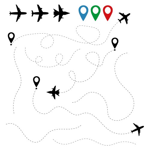 Dotted Trail Vector Images (over 2,600)