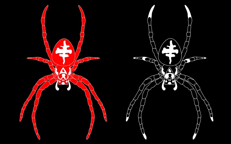 Spider Tattoo Vector Images (over 6,100)