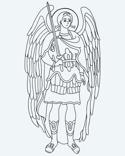 St Michael the Archangel Vector Images (10)