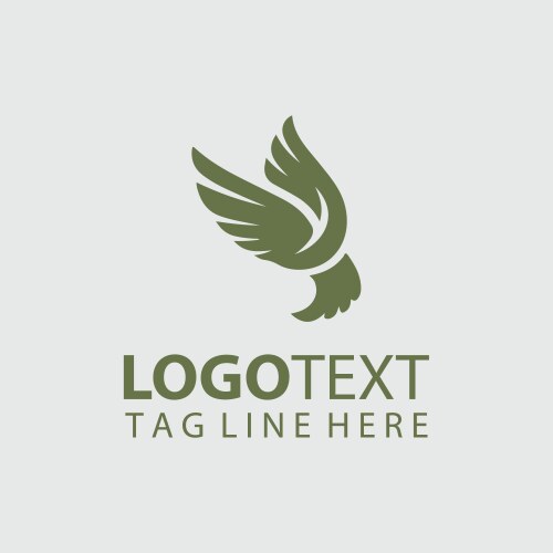 Dove logo Royalty Free Vector Image - VectorStock