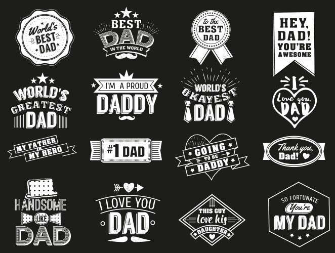 Dad Vector Images & Graphics for Commercial Use | VectorStock