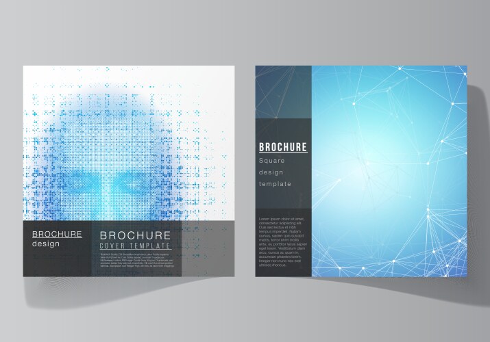 Template for Robotics Brochure Vector Images (over 1,200)
