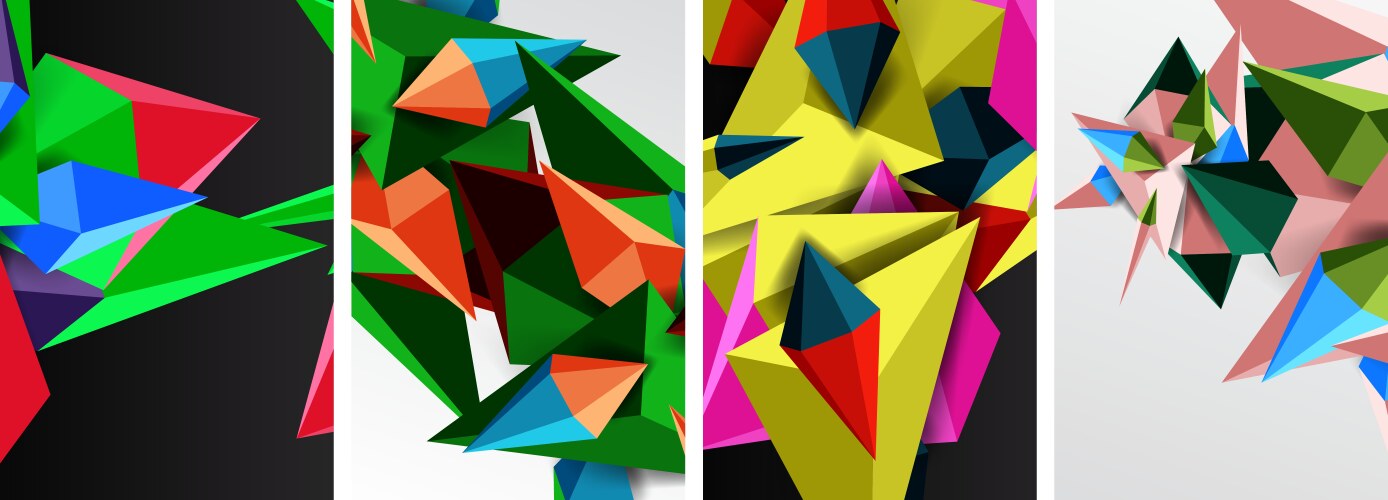 Abstract sharp angles background Royalty Free Vector Image
