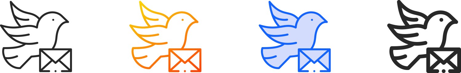 Bird Mail Logo Vector Images (over 610)