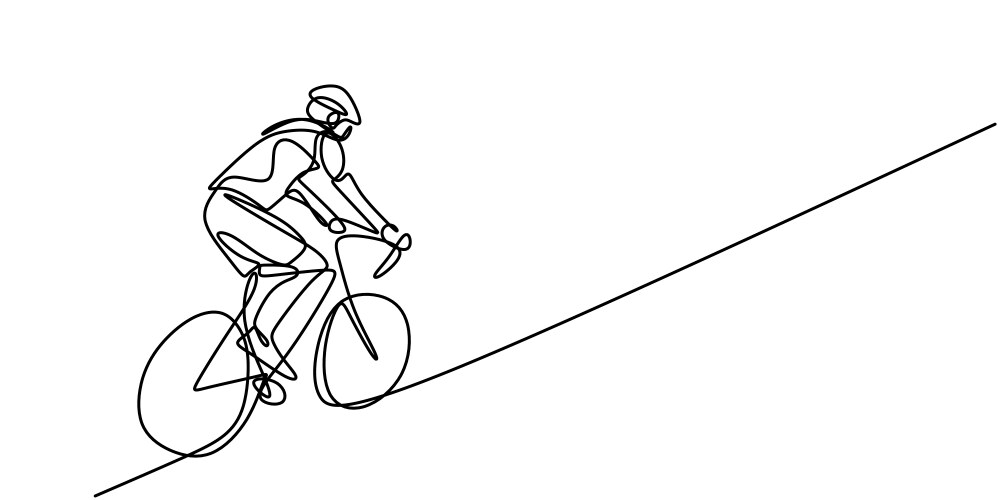 Cyclist Draw Vector Images (over 2,200)